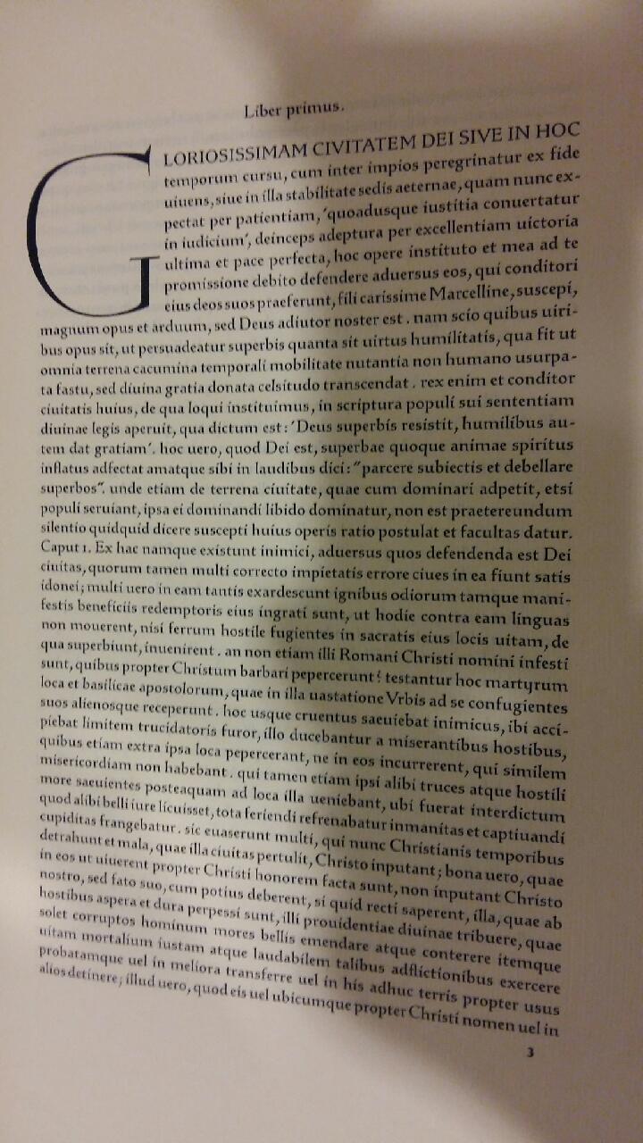 The Latin text of Augustine of Hippo’s City of God | Medieval and ...